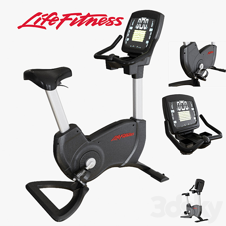 LifeFitness Elevation Series Upright Lifecycle Bike - Sports - 3D model