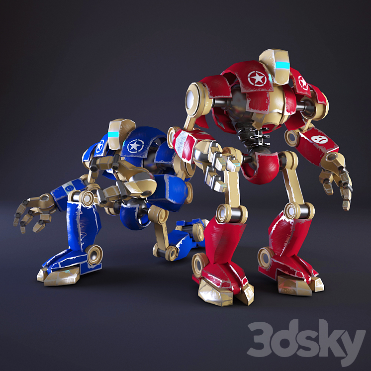 Robot - Toy - 3D model