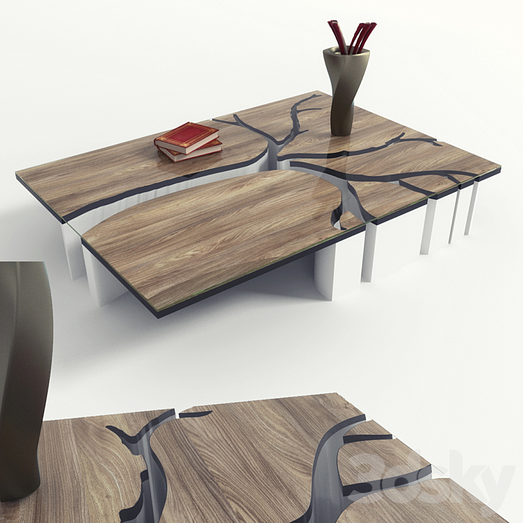 tree table - Table - 3D model
