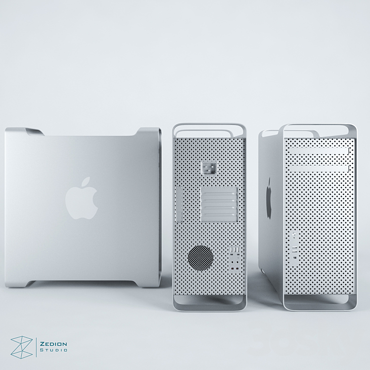 mac tower - PC & other electronics - 3D model