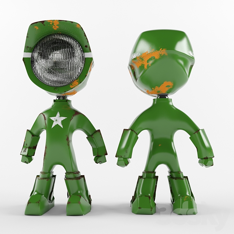 The Lampster - Table lamp - 3D model