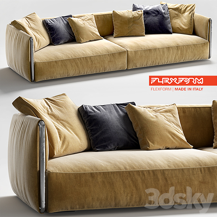 Flexform Edmond - Sofa - 3D model