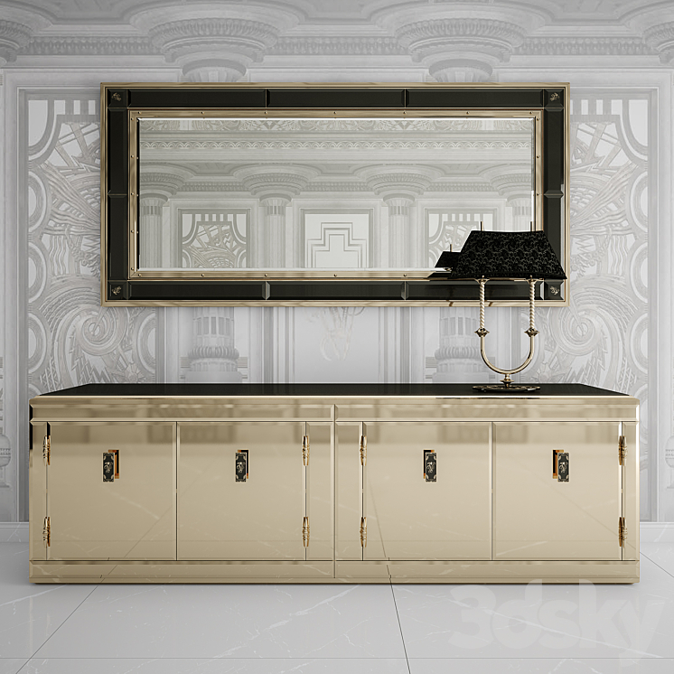 Visionnaire KNOX - Sideboard & Chest of drawer - 3D model