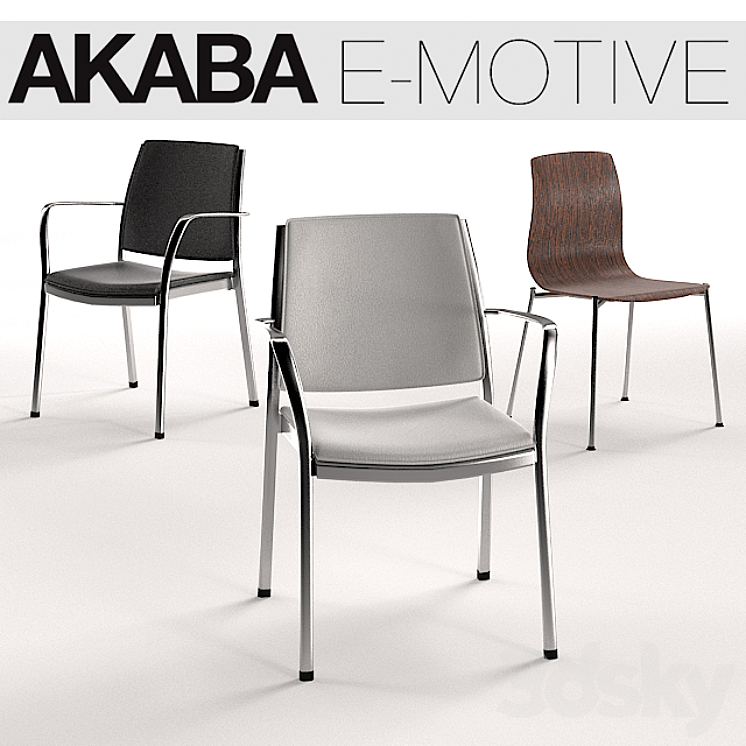 Chairs of AKABA collections - Chair - 3D model