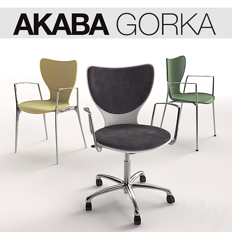 Chairs AKABA Gorka - Chair - 3D model