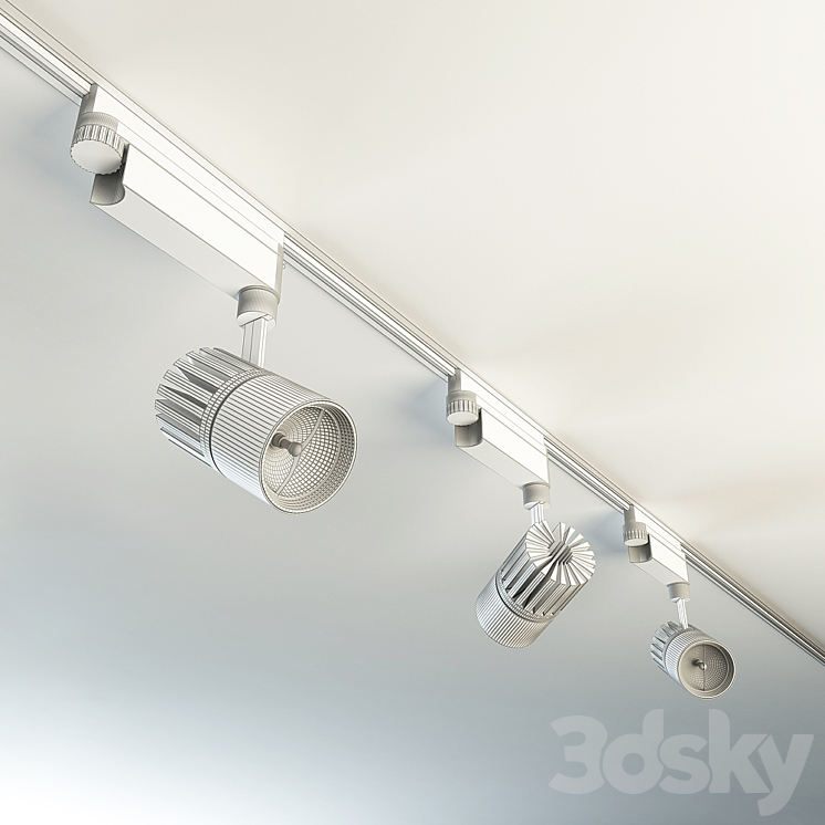 [3DSKY] Viabizzuno Eco Track 3D Model | NEW UPDATE 2024