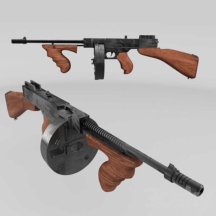 Automatic Thompson - Miscellaneous - 3D model
