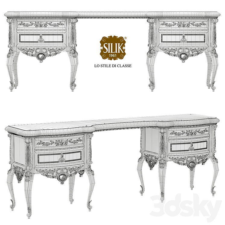 Silik Vesta Dressing Table - Dressing table - 3D model