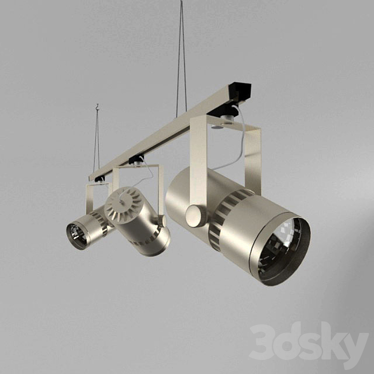 Technical light boutique - Technical lighting - 3D model