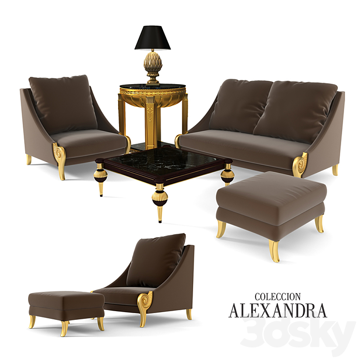 Colleccion Alexandra - Sofa - 3D model