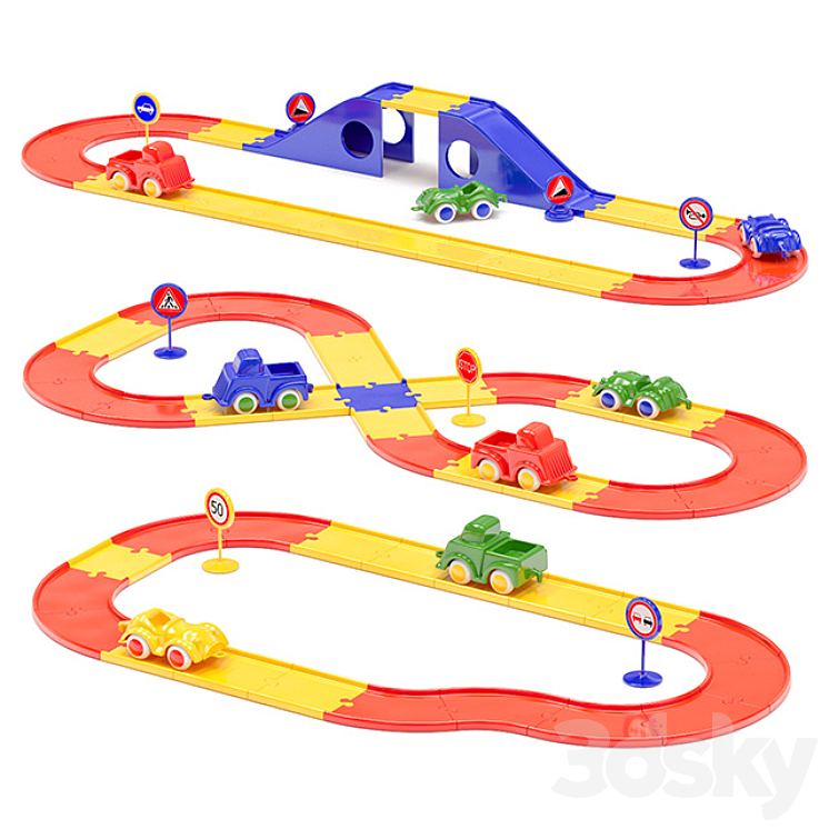 Toy road - Toy - 3D model