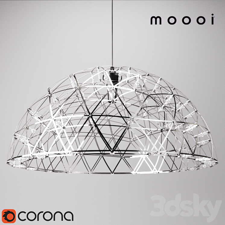MOOOI RAIMOND Dome 79 - Pendant light - 3D model