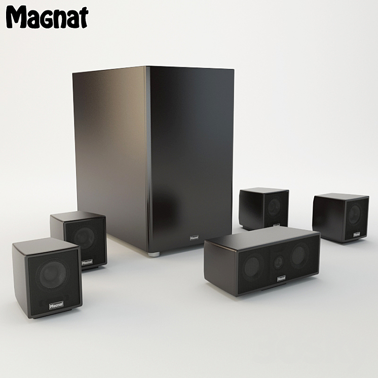 Magnat Interior 5000 X1 - Audio tech - 3D model