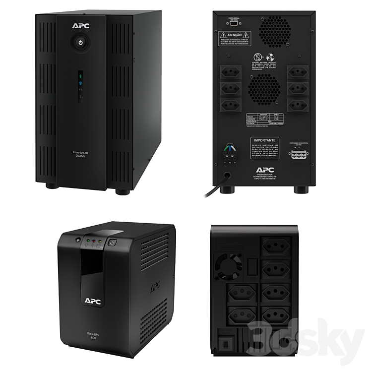 [3DSKY] APC Eletric Products 3D Model | NEW UPDATE 2023