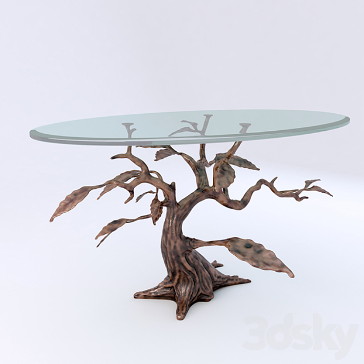 Cypress Tree Coffee Table - Table - 3D model
