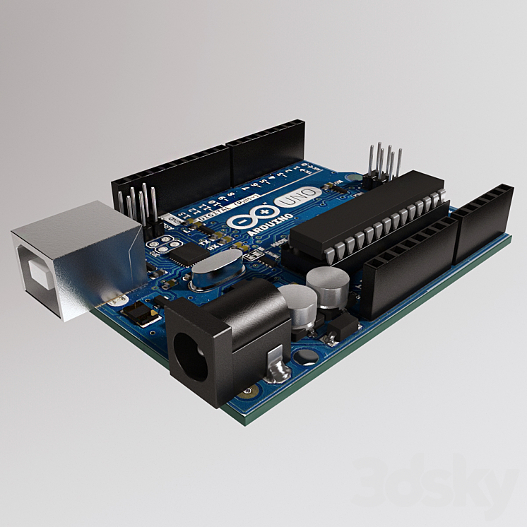 Arduino Uno controller - PC & other electronics - 3D model
