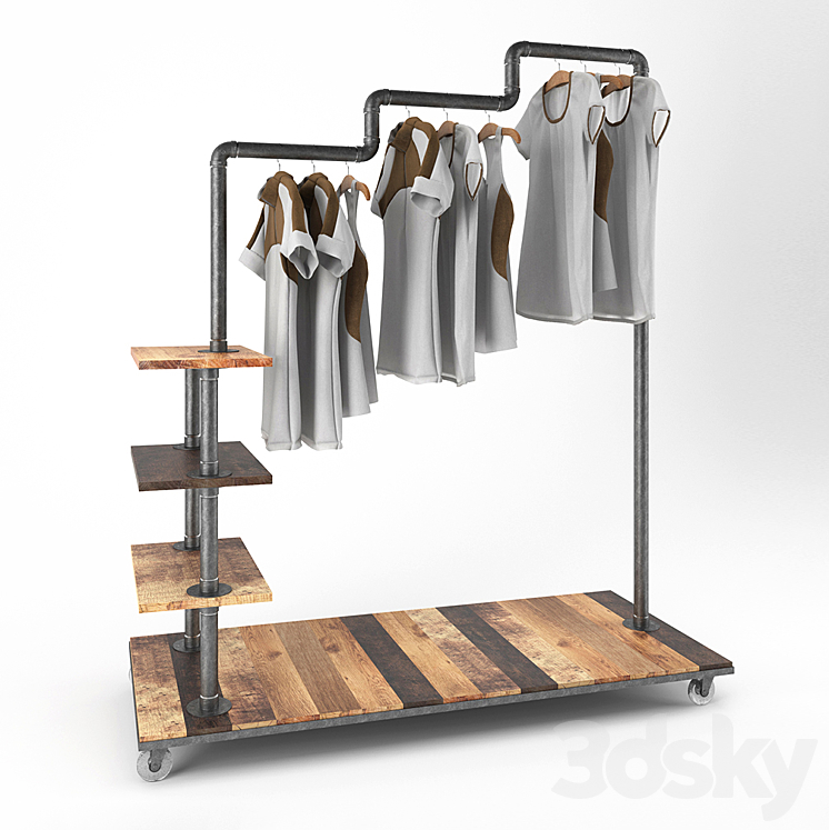 Pipe Wardrobe - Wardrobe & Display cabinets - 3D model
