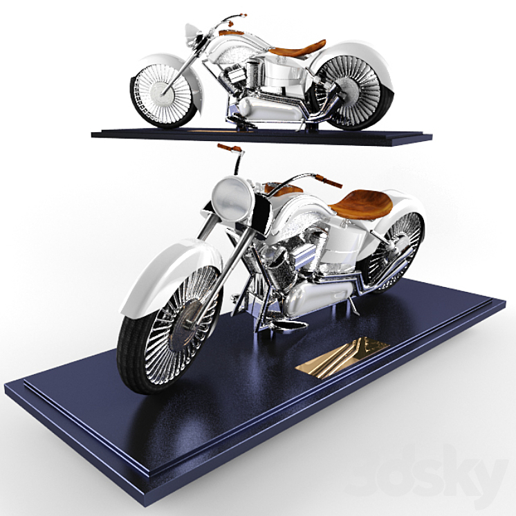 motorcycle - Other decorative objects - 3D model