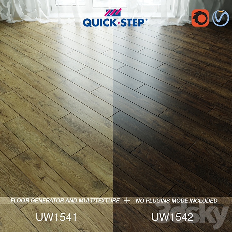 Quick-step Flooring Vol.54 - Floor coverings - 3D model