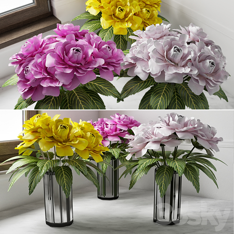 FLOWERS 4 - Bouquet - 3D model