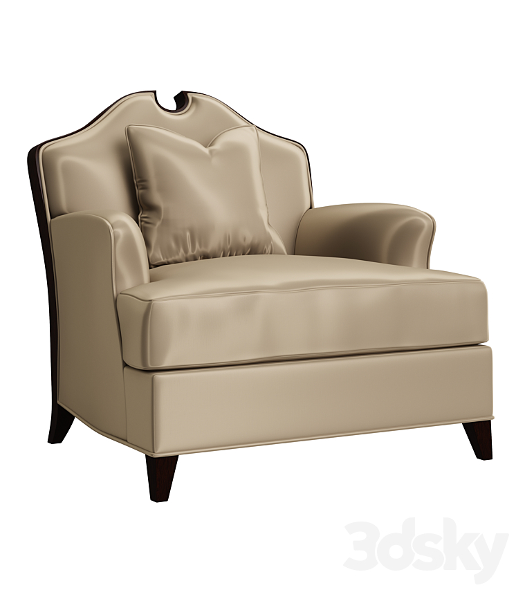 [3DSKY] Christopher Guy Arch Chair 60-0470 3D Model | NEW UPDATE 2023