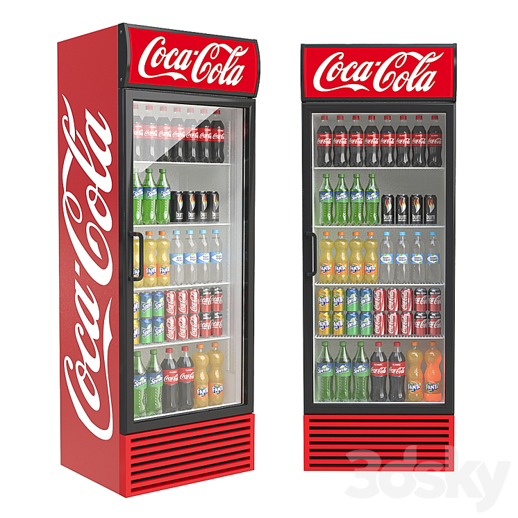 Coca-Cola Fridge 3D Model | lupon.gov.ph