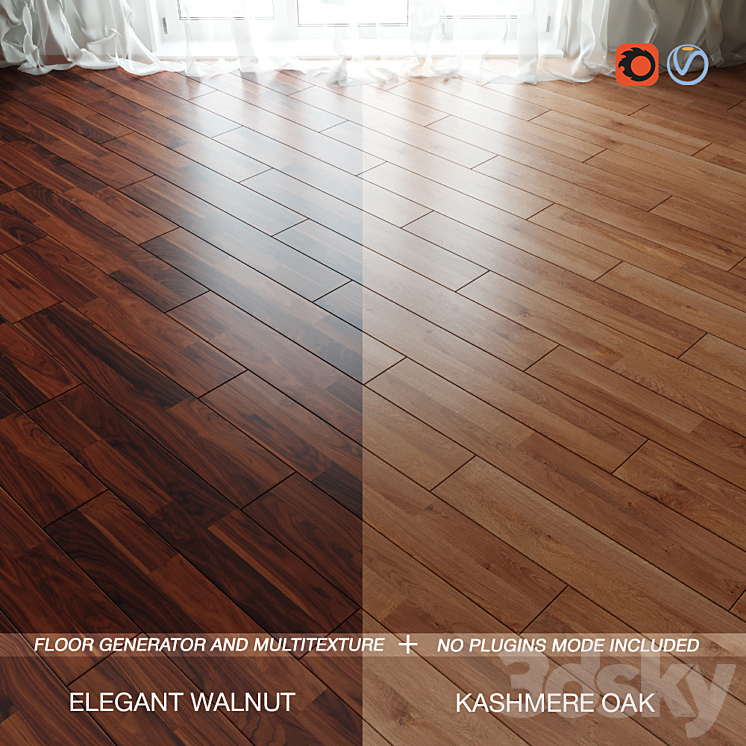 Pergo Flooring Vol.1 - Floor coverings - 3D model