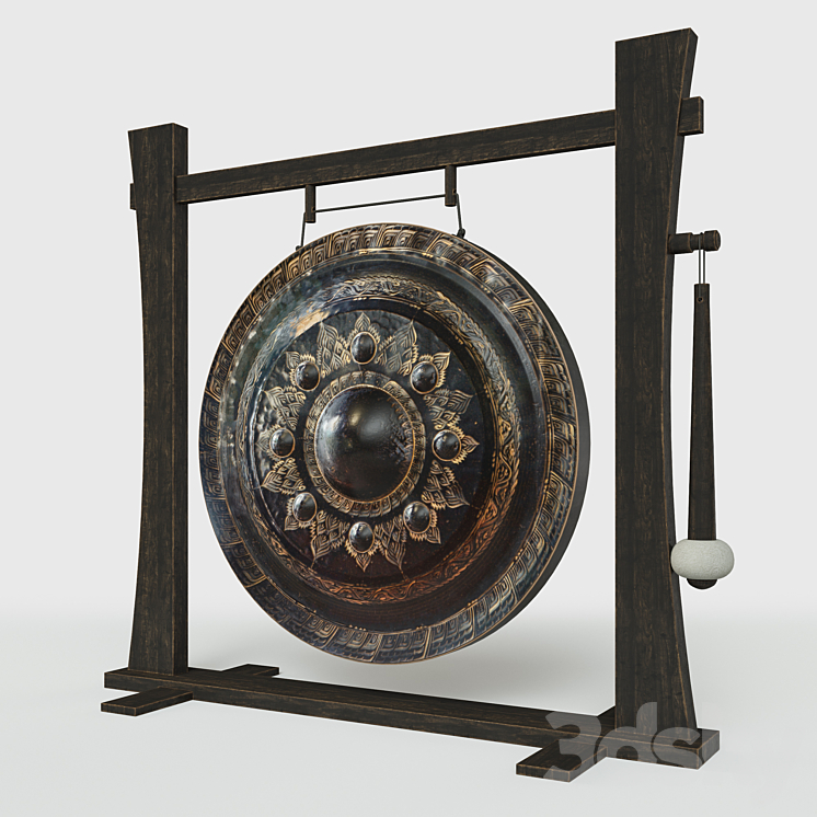 Gong - Other decorative objects - 3D model