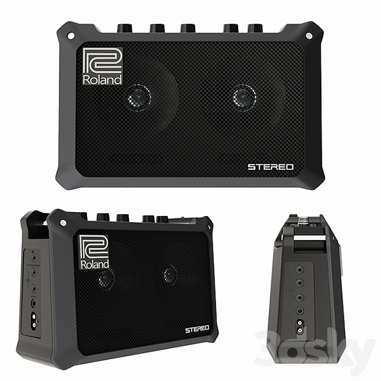 Roland Mobile Cube Keyboard Amps - Musical instrument - 3D model