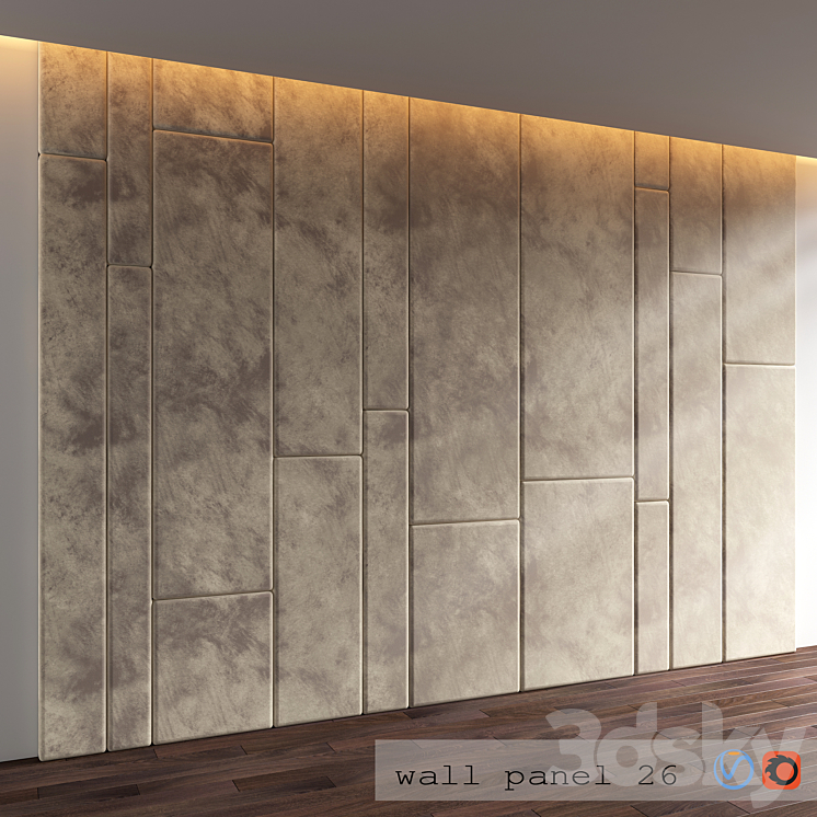 [3DSKY] Wall Panel 17 3D Model | NEW UPDATE 2023