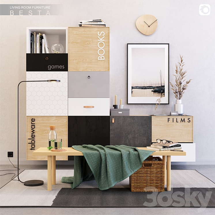 IKEA_BESTA_set_4 - Other - 3D model