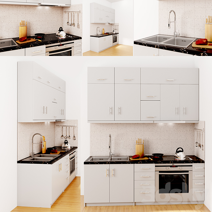 Kitchen Ikea - Kitchen - 3D model