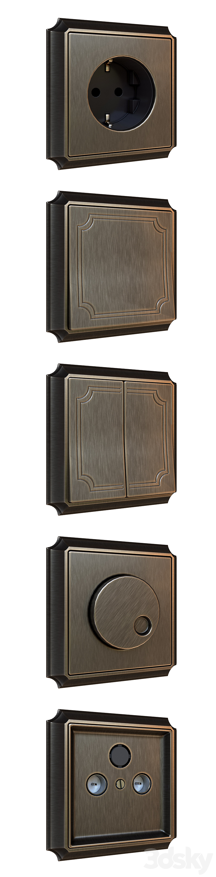 Schneider Electric Merten Antique - Miscellaneous - 3D model
