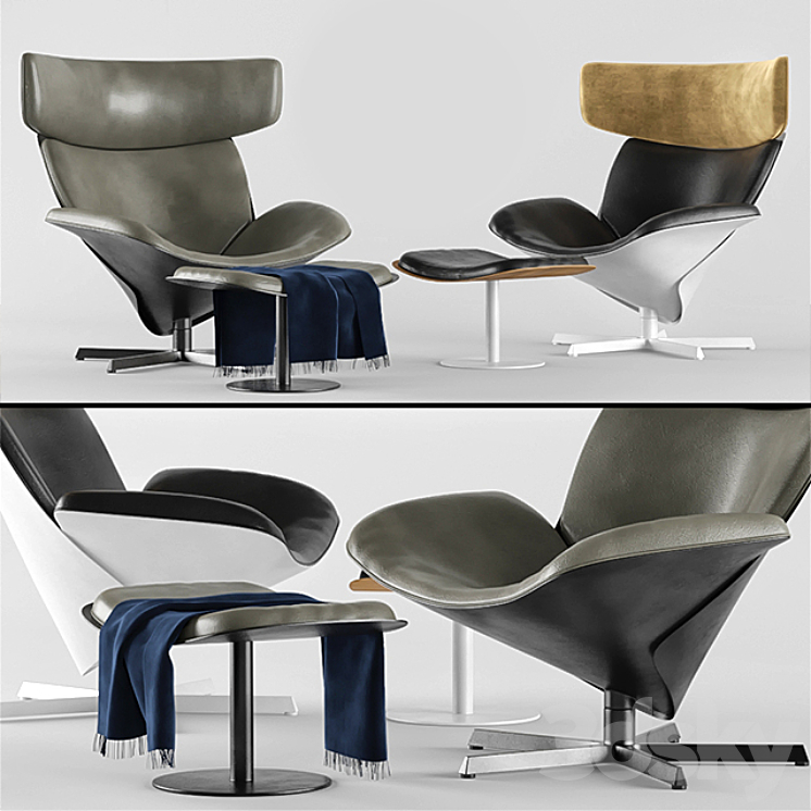 Almora armchair - Arm chair - 3D model