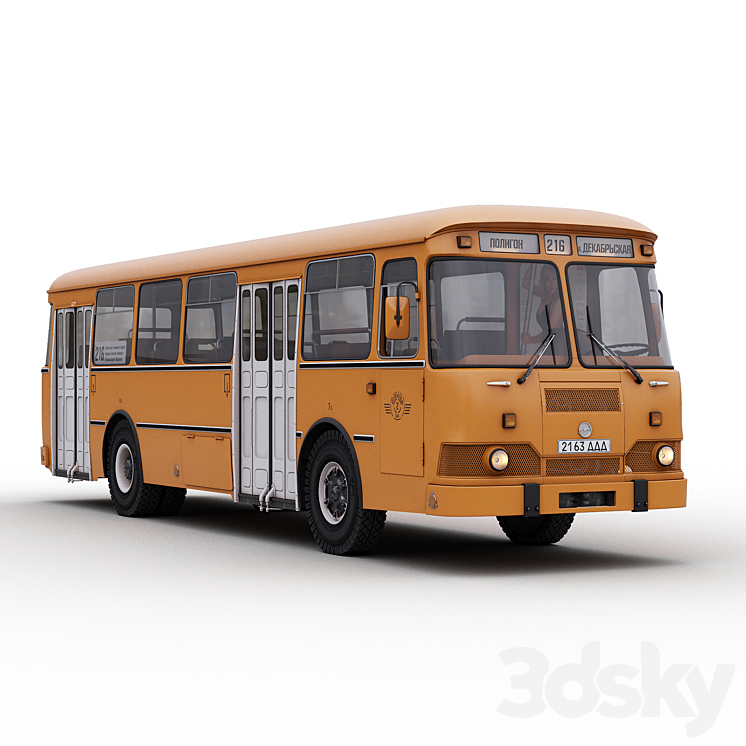 [3DSKY] Liaz 677 3D Model | NEW UPDATE 2023