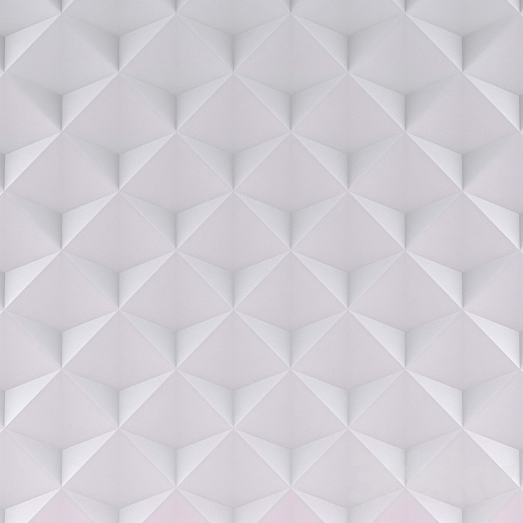 Plaster 3d panel - 3D panel - 3D model