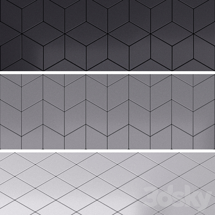 Tile ROMB - Tile - 3D model