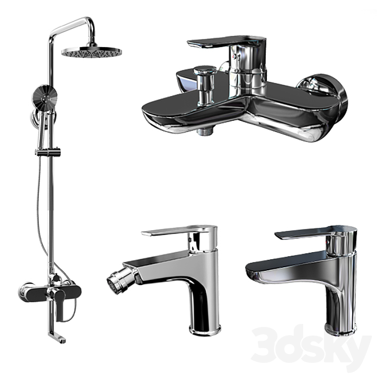 [3DSKY] Faucet 3D Model | NEW UPDATE 2023