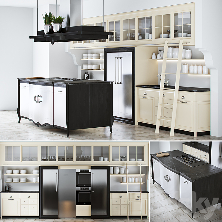 Kitchen Marci Cucine Opera New Classic - Kitchen - 3D model