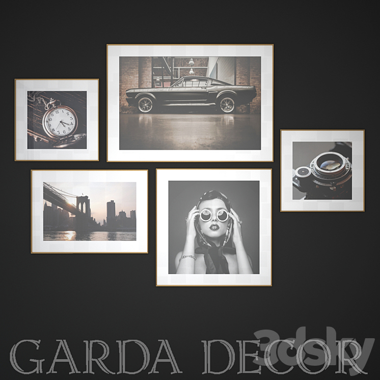 Posters Garda Decor - Frame - 3D model
