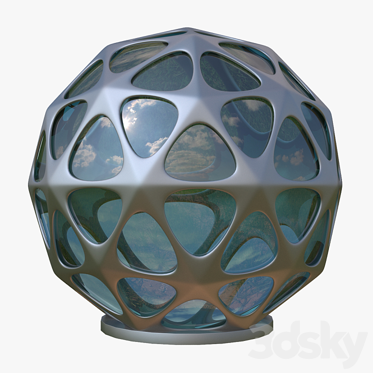 Bionic structure - Building - 3D model