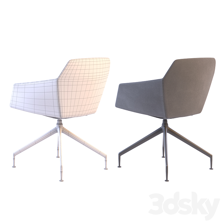 Brunner ray soft slider - Office furniture - 3D model