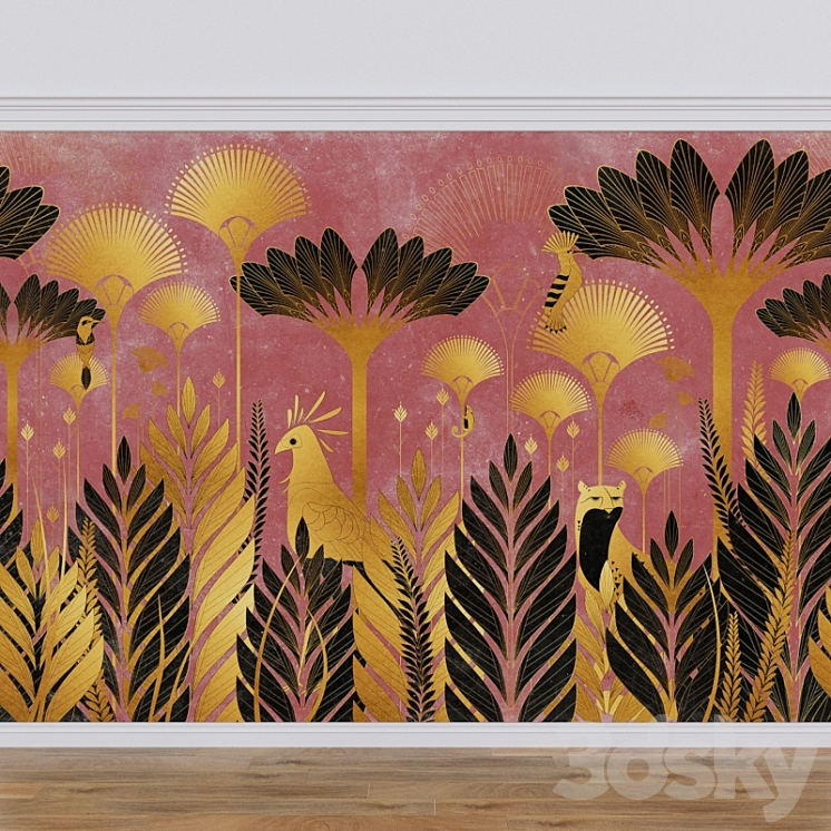 / wallpapers / RA - Wall covering - 3D model