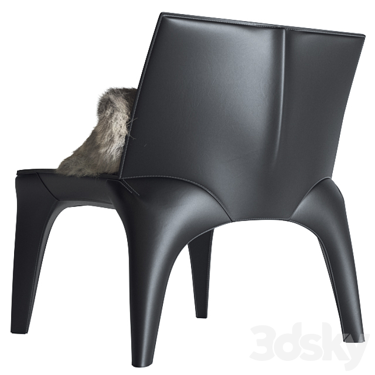 BB Poliform (vray NEXT) - Arm chair - 3D model