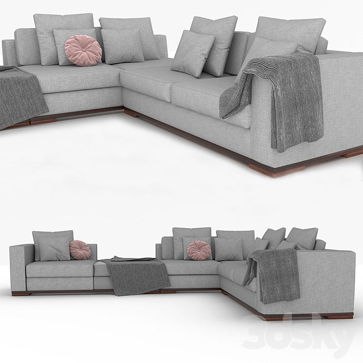[3DSKY] Sofa Heritage 3D Model | NEW UPDATE 2023