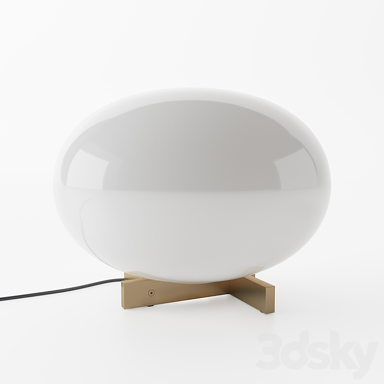 Oluce alba tablelamp - Table lamp - 3D model