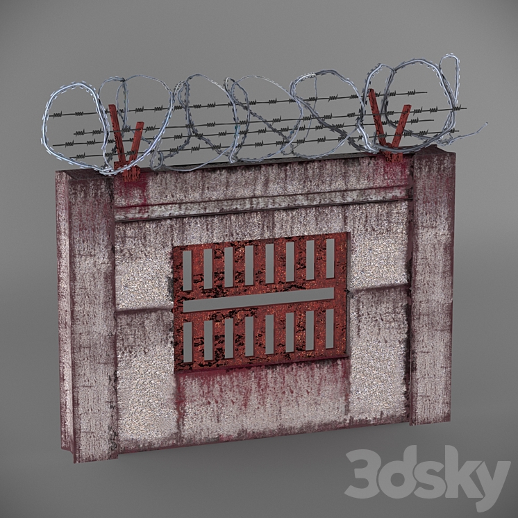 Security Wall (3) - Other - 3D model