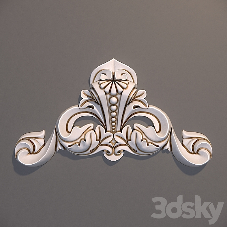 Ornament: Europlast 1.60.027 - Decorative plaster - 3D model