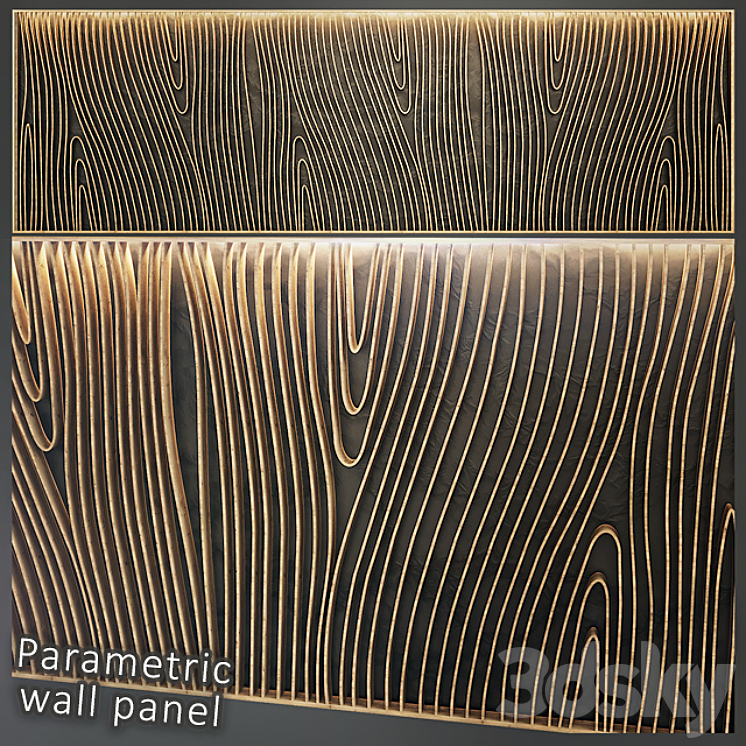 [3DSKY] Parametric Wall Panel 3D Model | NEW UPDATE 2023
