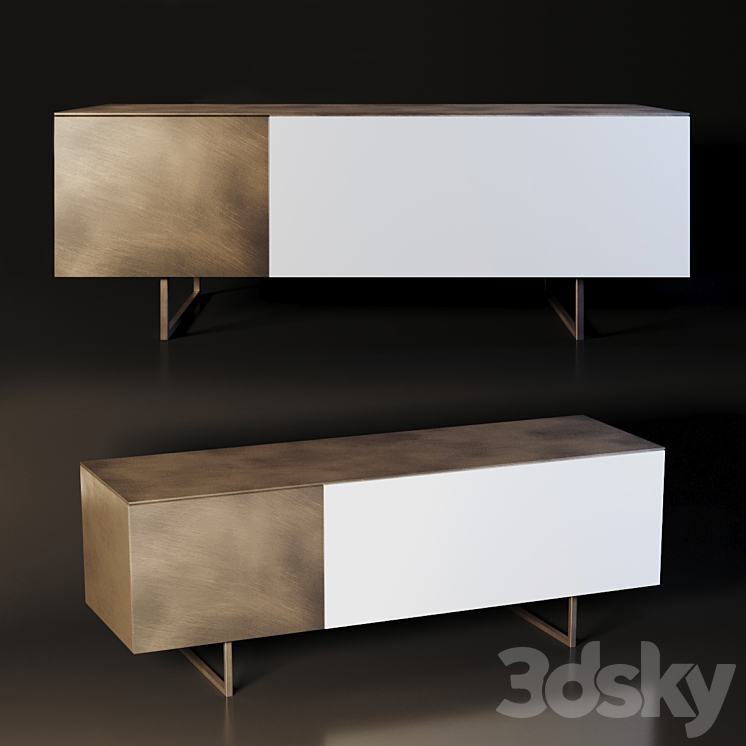 Meridiani ruben - Sideboard & Chest of drawer - 3D model